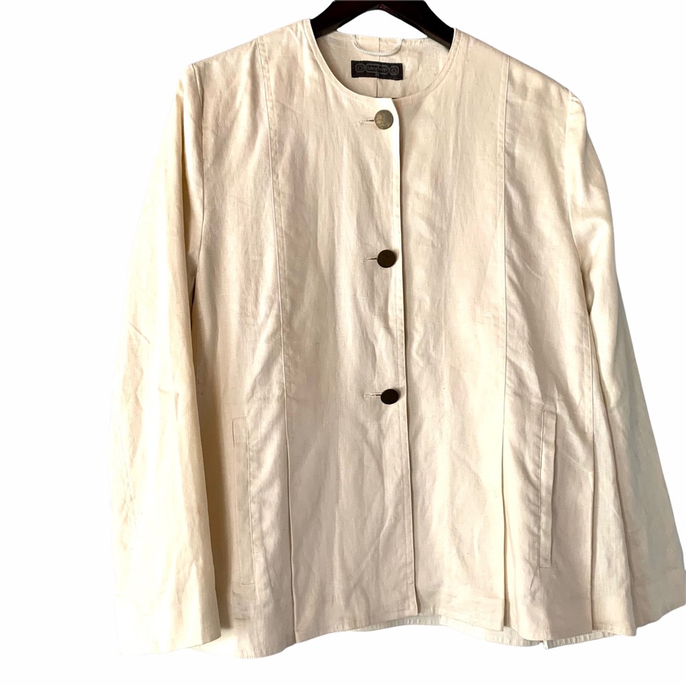 Tandem Linen Blazer Luxury European Jacket - Gem
